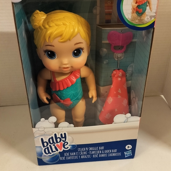 Baby Alive | Toys | Baby Alive Splash N Snuggle Baby Blond Doll | Poshmark